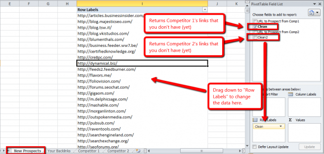 Competitor Link Prospecting in Microsoft Excel | John Doherty